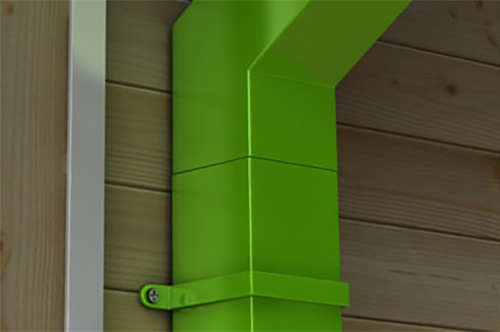 Alumasc Flushjoint Square Standard Pipe Clip 100mm x 100mm - Black ...