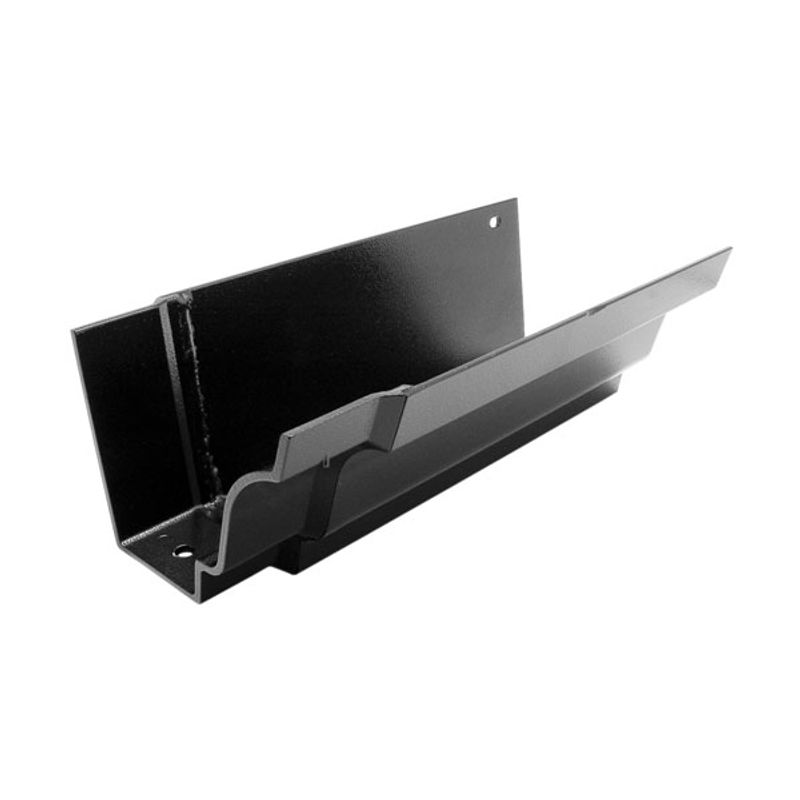 Marley Alutec Tradional Moulded Ogee 125mm Gutter 1830mm - Black ...