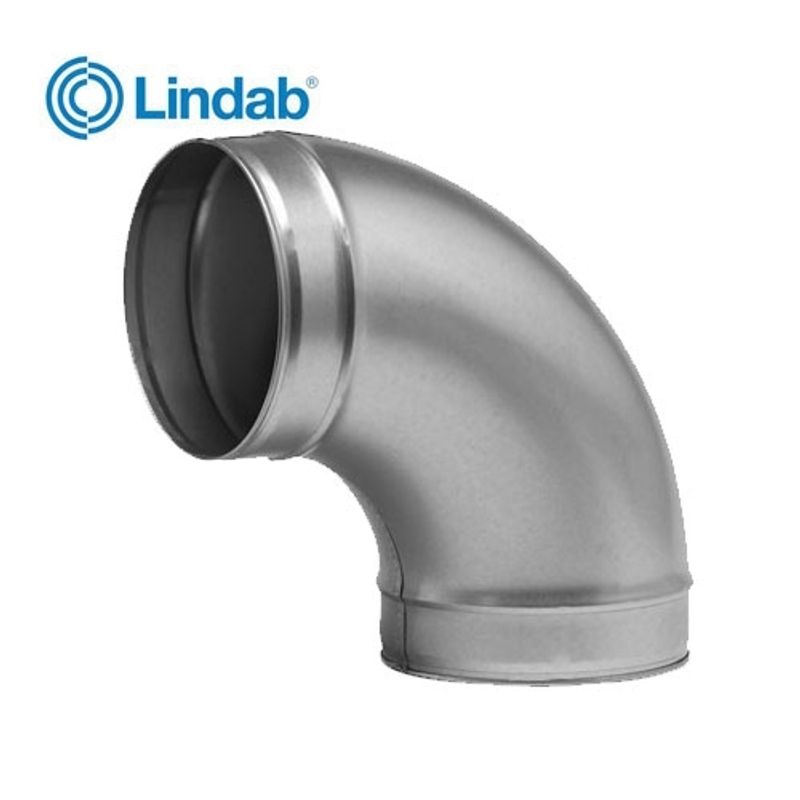 Lindab Ventilation 90dg Pressed Vent Bend - 100mm | Drainage Superstore®