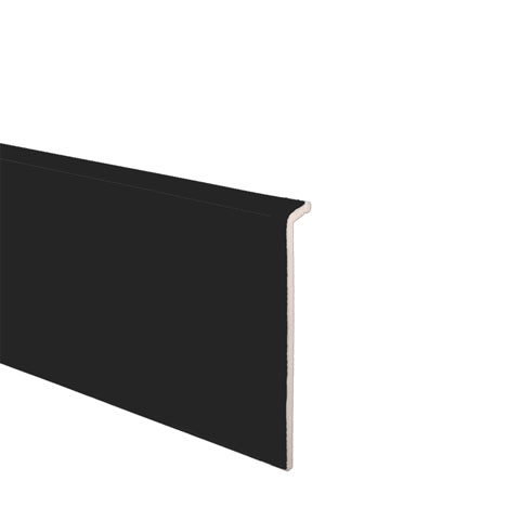Brett Martin Black Capping Fascia Board - 250mm x 9mm x 5000mm (Pack of ...