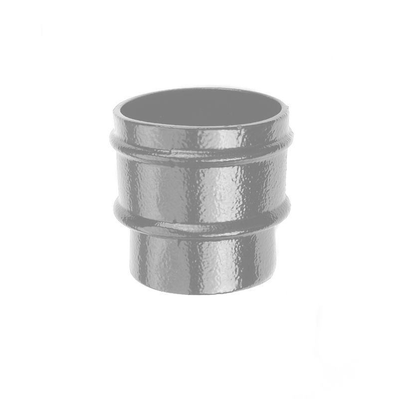 Aluminium Guttering Round Downpipe Socket 63mm - Agate Grey | Drainage ...