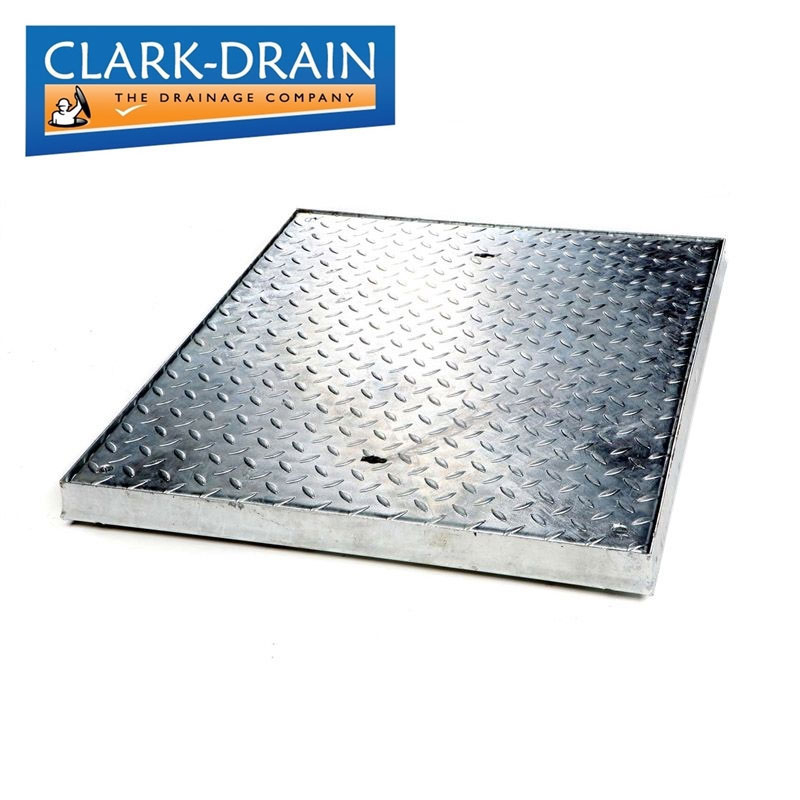 Double Sealed Manhole Cover and Frame with Steel Lid 750L x 600W x 50H ...