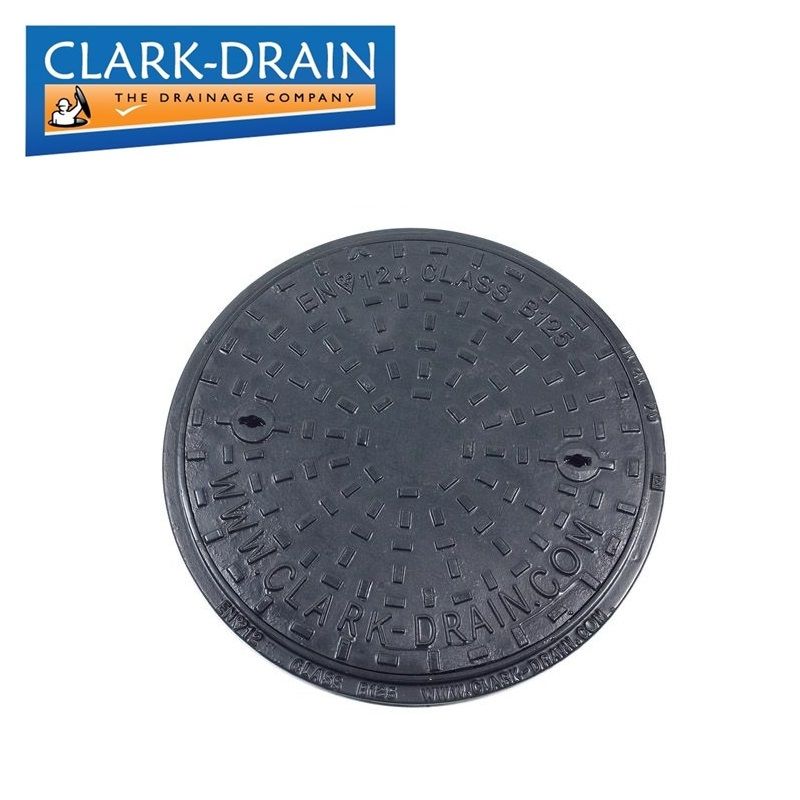 Clark Drain B125 Load Class Cast Iron Manhole Cover and Frame 450mm ...
