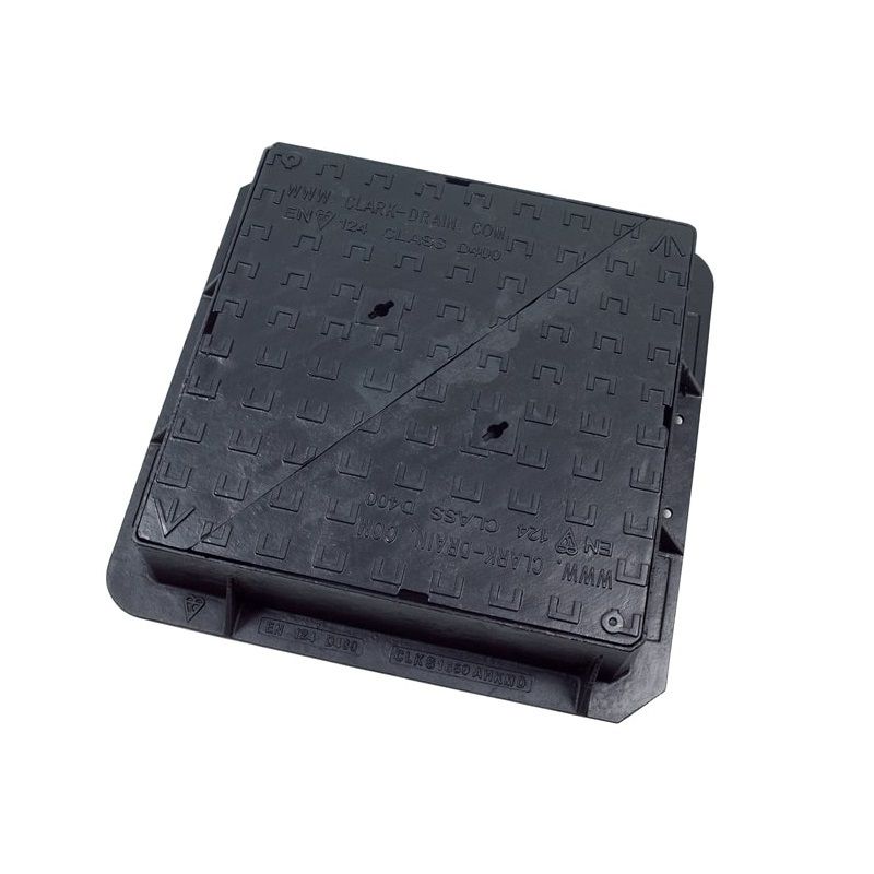 Clark Drain D400 Cast Iron Manhole Cover & Frame For Carriageways ...