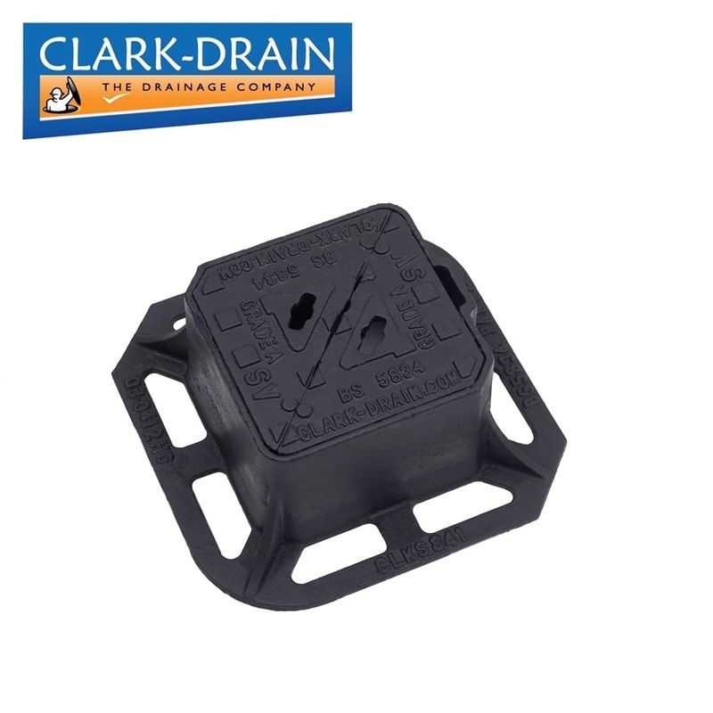 Clark Drain Grade A Cast Iron SV Badged Surface Box - 150 x 150 x 100mm ...