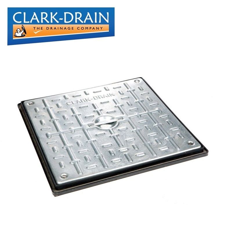 Clark Drain 5 Tonne GPW Double Sealed Manhole Cover and Frame 450 x 450 ...