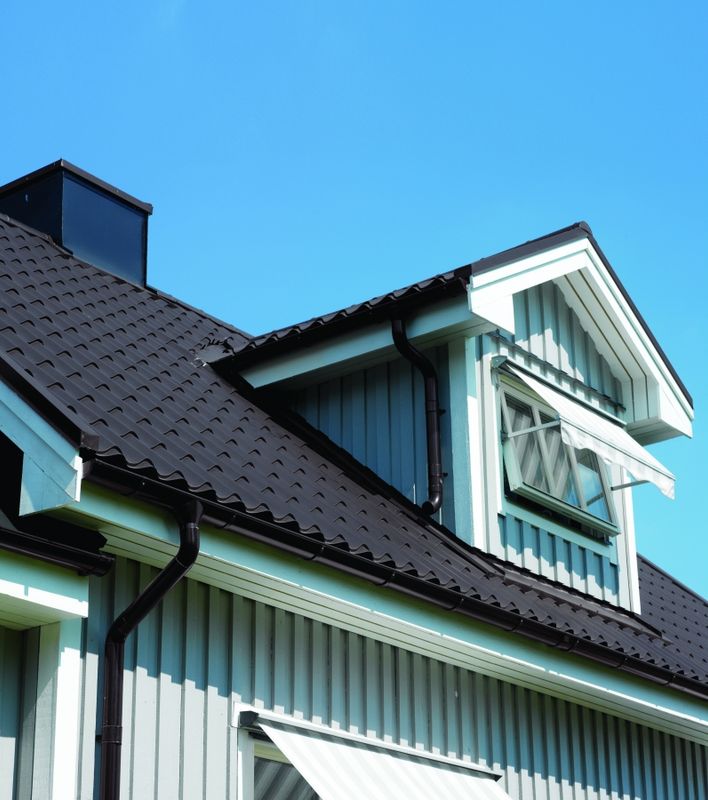 Lindab 100mm Half Round Steel Rafter Bracket - Coffee Brown | Drainage ...