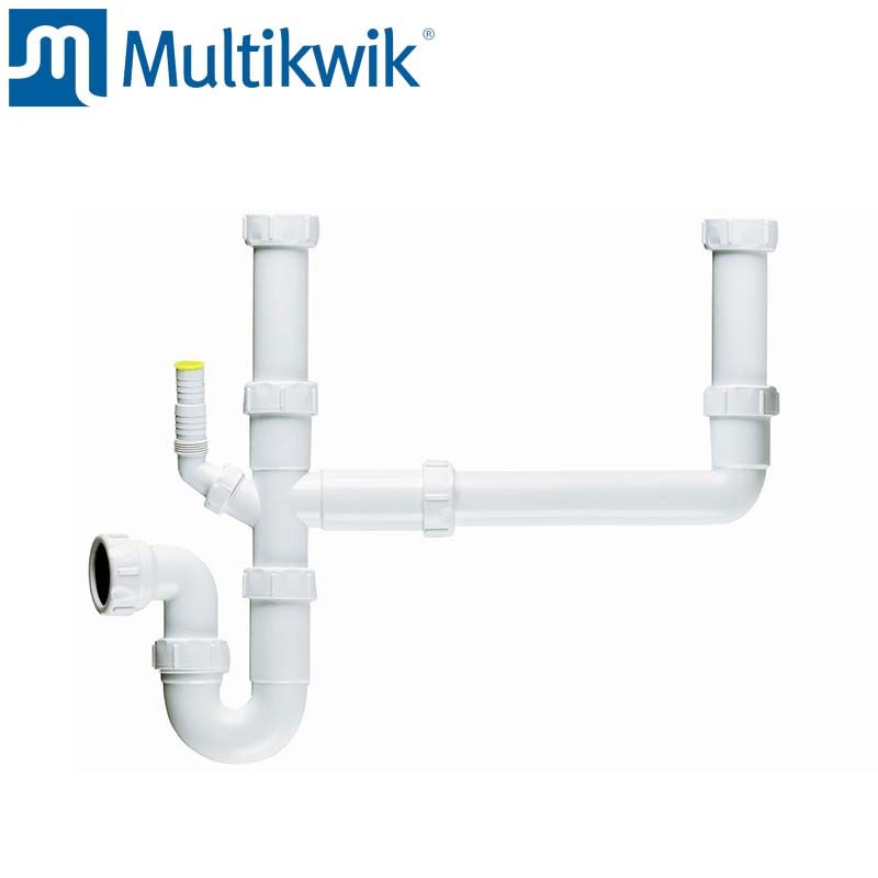 Multikwik Double Bowl Kit - 40mm | Drainage Superstore®
