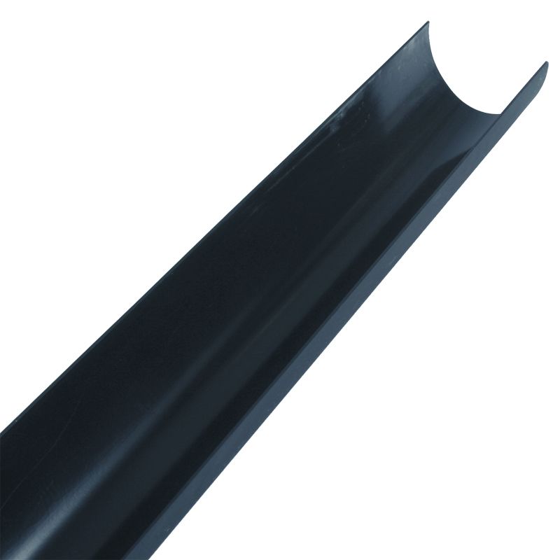 Cast Iron Style Gutter 115mm x 4m Plastic Deepstyle - Anthracite Grey ...