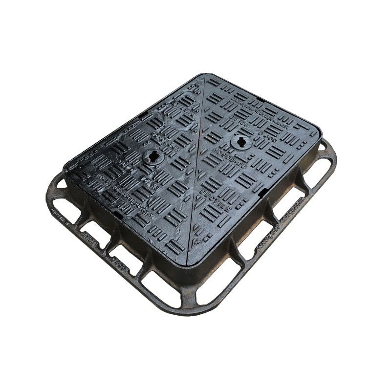 EJ Cast Iron Manhole Cover and Frame 600mm x 450mm x 100mm - D400 ...