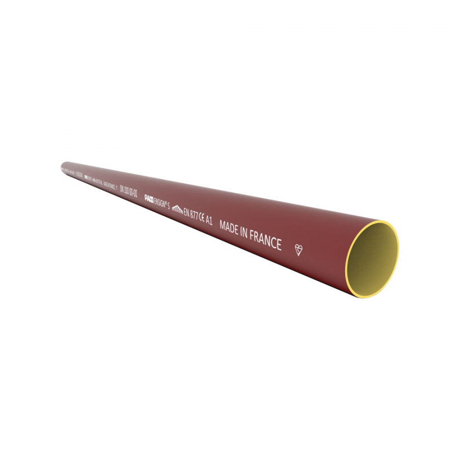 Ensign Iron Soil Pipe 100mm - 3m | Drainage Superstore®