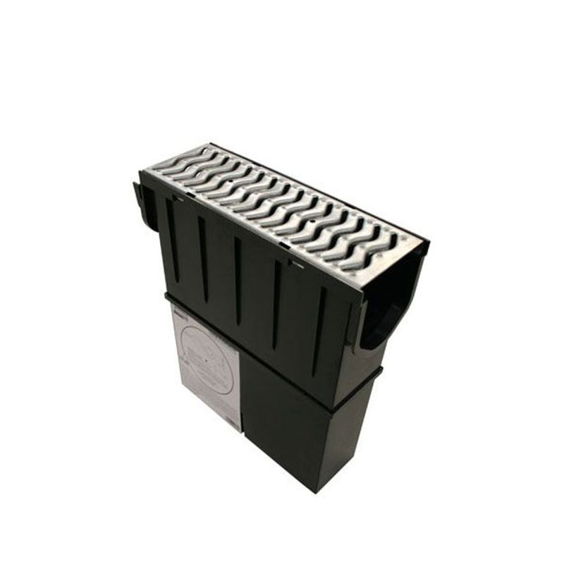 Fernco Stormdrain Channel Drain Sump Unit With Galvanised Steel Grate ...