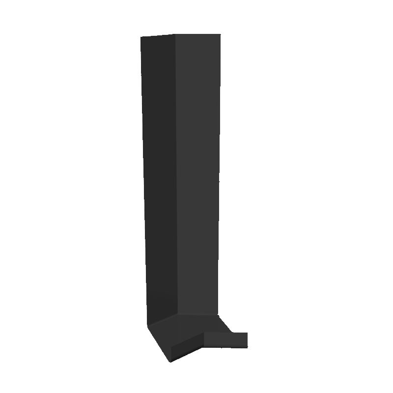 uPVC Fascia Board External Corner (Square Edged) 135d - 300mm Black ...