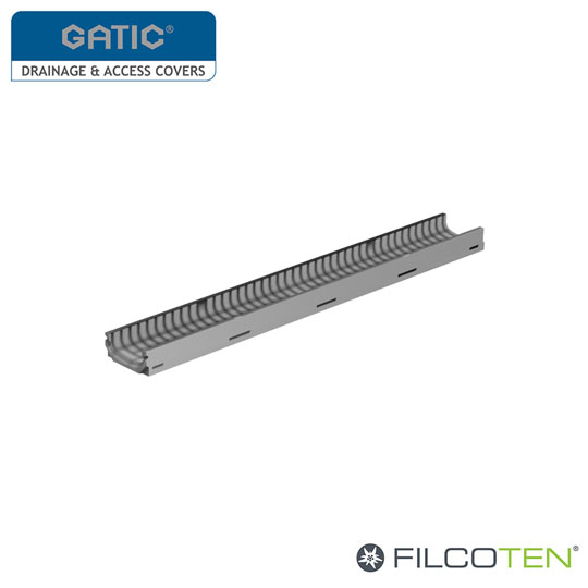 Filcoten Light NW100 Mini Channel - 1000mm | Drainage Superstore®