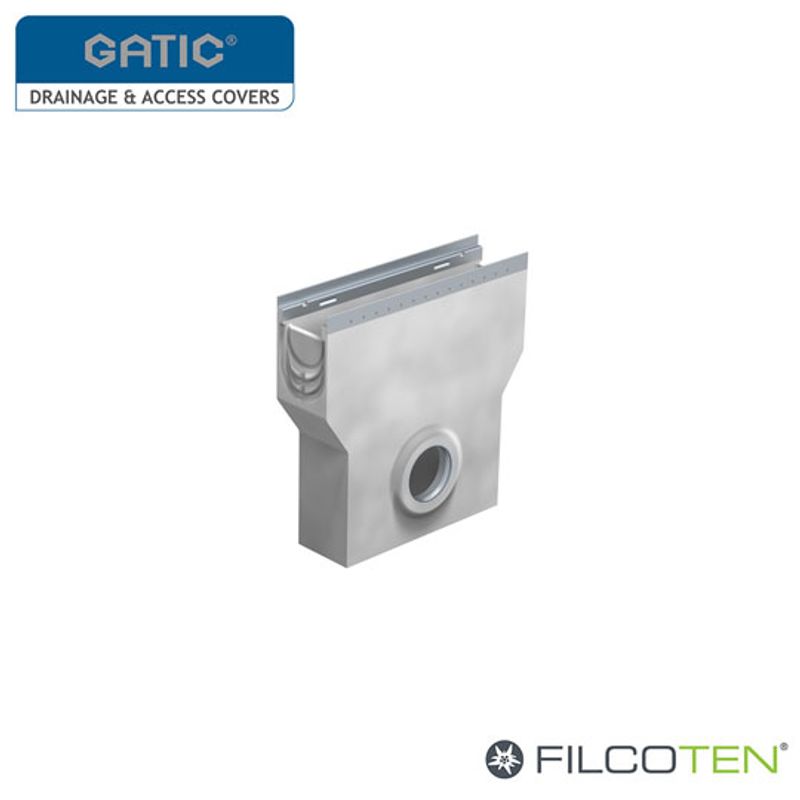 Filcoten Tec NW100 Sump Unit with D400 Ductile Iron Heelsafe Grate ...