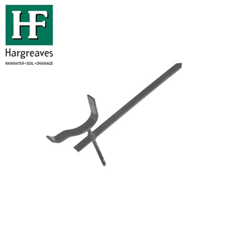 Cast Iron OG Guttering Rise & Fall Bracket - 100mm Galvanised ...