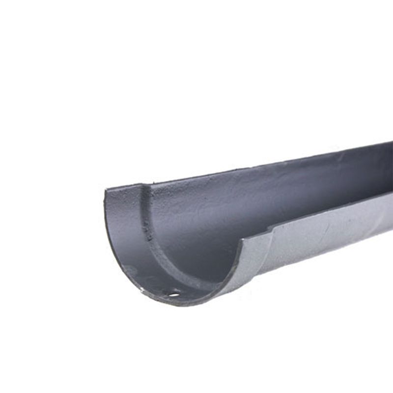 Cast Iron Deep Style Guttering Length 1.8m - 125mm Primed Finish ...