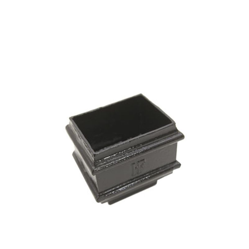Cast Iron Downpipe Rectangular Plain Spigot 125mm x 100mm - Black ...