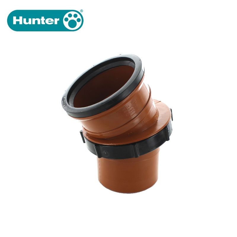 Hunter 110mm Adjustable Bend 5dg to 30dg | Drainage Superstore®