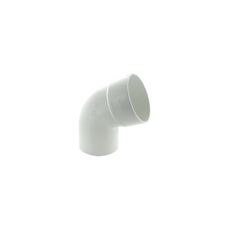 Hunter 110mm Plastic Soil Pipe 112.5dg Bottom Offset Bend - White ...