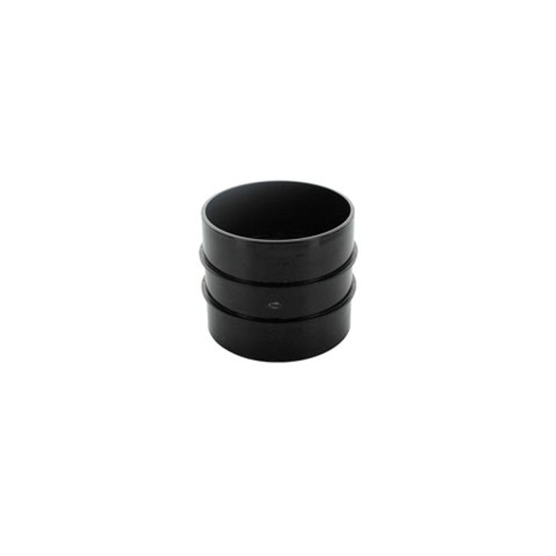 Hunter 110mm Plastic Soil Pipe Double Solvent Socket - Black | Drainage ...