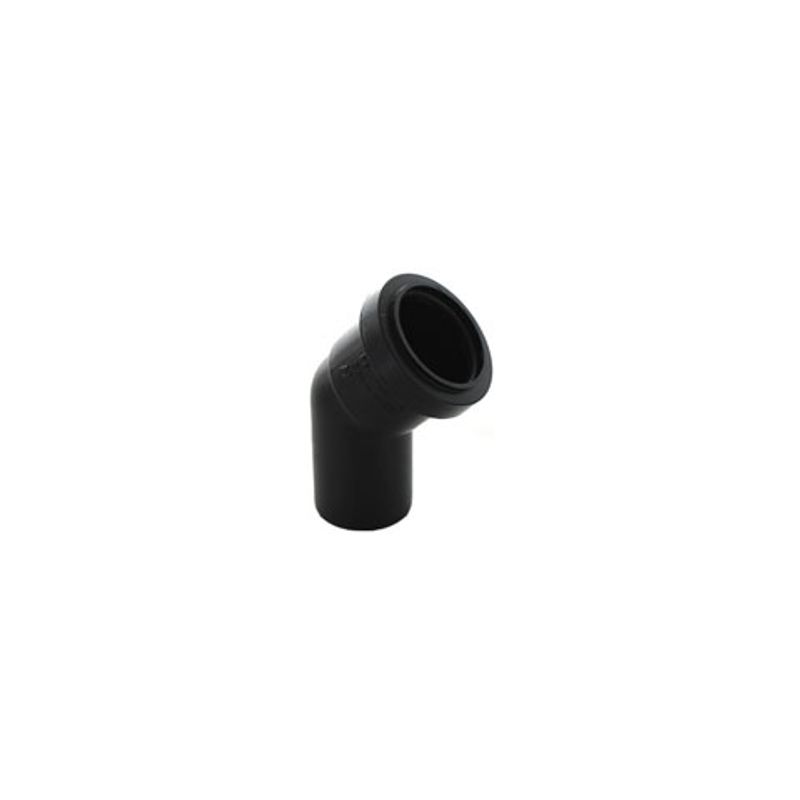 Hunter 40mm Plastic Waste Pipe 135dg Spigot Bend - Black | Drainage ...