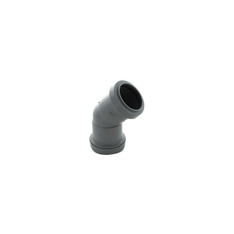 Hunter 40mm Plastic Waste Pipe 135dg Swept Bend - Grey | Drainage ...