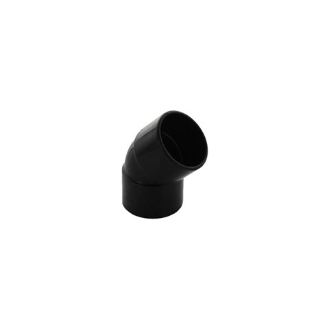 Hunter 50mm Solvent Plastic Waste Pipe 135dg Swept Bend - Black ...