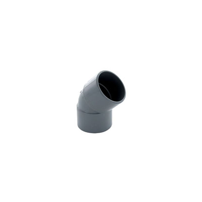 Hunter 32mm Solvent Plastic Waste Pipe 135dg Swept Bend - Grey ...