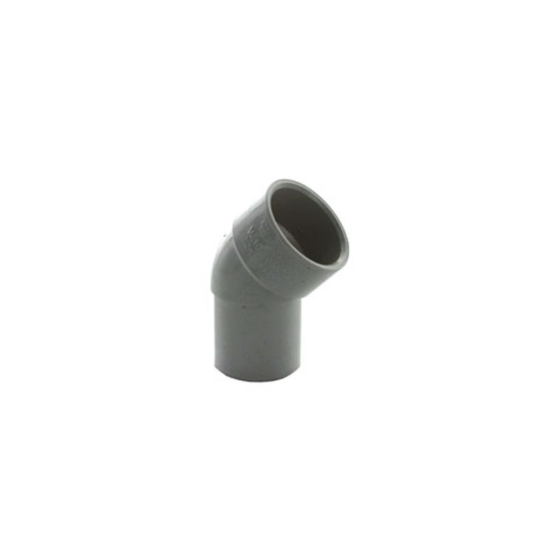 Hunter 50mm Solvent Plastic Waste Pipe 135dg Spigot Bend - Grey ...