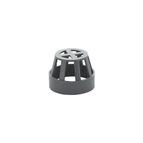 Hunter 50mm Solvent Plastic Waste Pipe Vent Cowl - Grey | Drainage ...