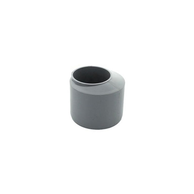 Hunter 82mm x 50mm Soil Pipe Spigot Tail Level Invert Reducer - Grey ...