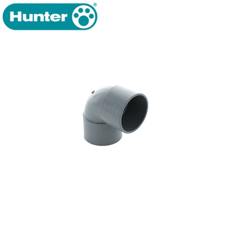 Hunter 50mm Solvent Plastic Waste Pipe 90dg Boss Adaptor - Grey ...