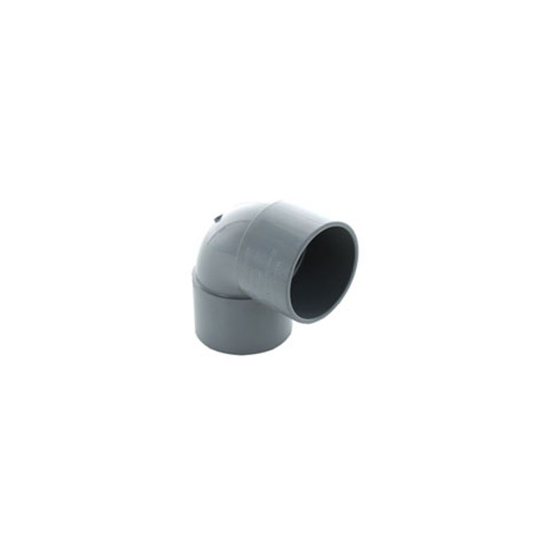 Hunter 40mm Solvent Plastic Waste Pipe 90dg Knuckle Bend - Grey ...