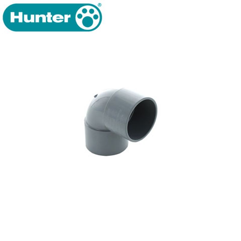 Hunter 32mm Solvent Plastic Waste Pipe 90dg Knuckle Bend - Grey ...