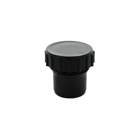 Hunter 40mm Solvent Plastic Waste Pipe Access Cap - Black | Drainage ...