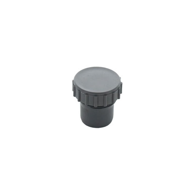 Hunter 40mm Solvent Plastic Waste Pipe Access Cap - Grey | Drainage ...