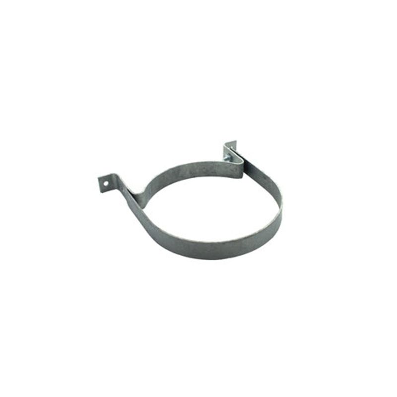 Hunter 160mm Plastic Soil Pipe Socket Fixing Bracket - Galvanised Steel ...