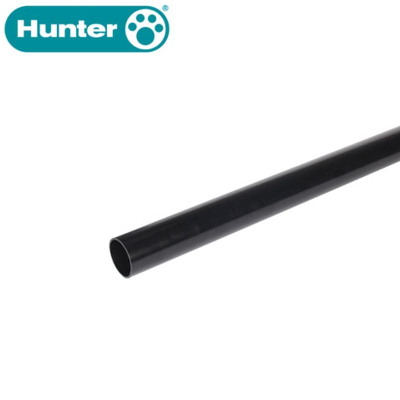 Hunter 40mm Plain End Solvent Plastic Waste Pipe - 4m Black | Drainage ...