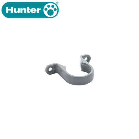 Hunter 32mm Solvent Plastic Waste Pipe Saddle Bracket - Grey | Drainage ...