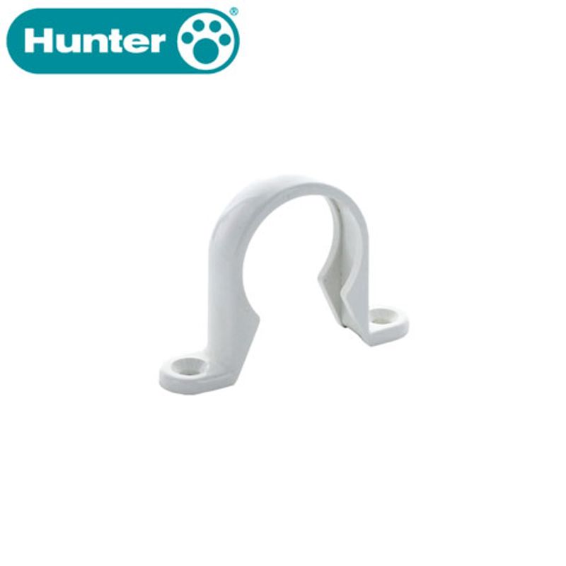 Hunter 32mm Solvent Plastic Waste Pipe Saddle Bracket - White ...
