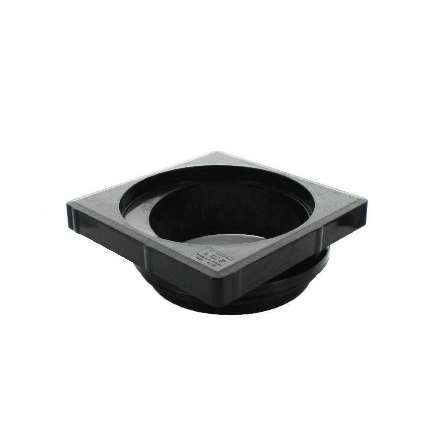Hunter 200mm x 200mm Square Gully Top - Black | Drainage Superstore®