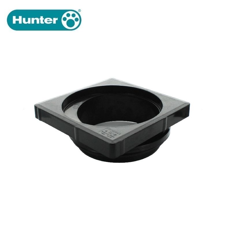 Hunter 200mm x 200mm Square Gully Top - Black | Drainage Superstore®
