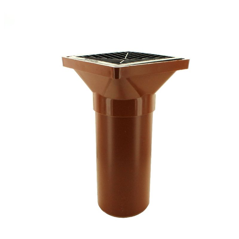 Hunter 110mm Square Hopper with Grating | Drainage Superstore®