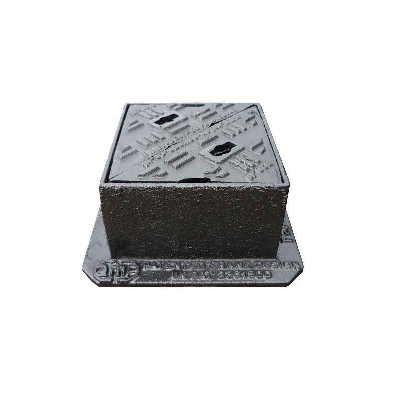 Cast Iron Heavy Duty Double Triangular Surface Box 150 x 150mm ...