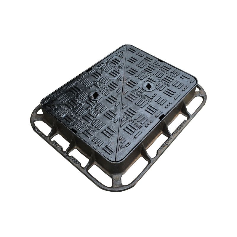 EJ Cast Iron Manhole Cover and Frame 450mm x 450mm x 100mm - D400 ...