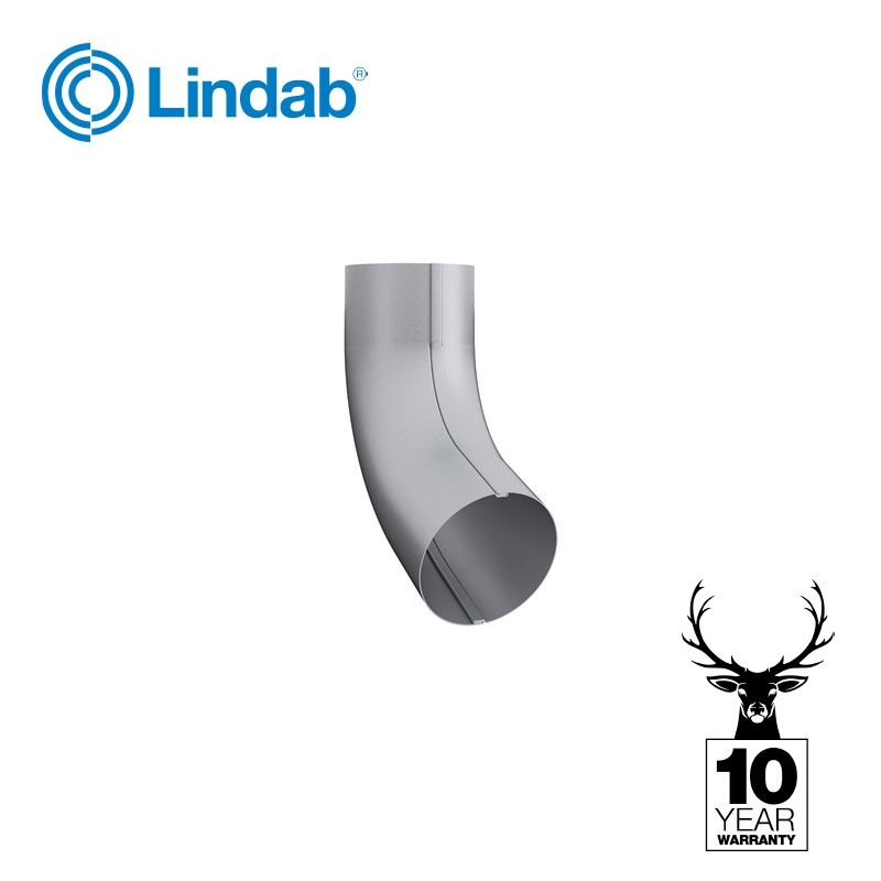 Lindab Magestic 120mm Galvanised Steel Downpipe Conical Bend | Drainage ...