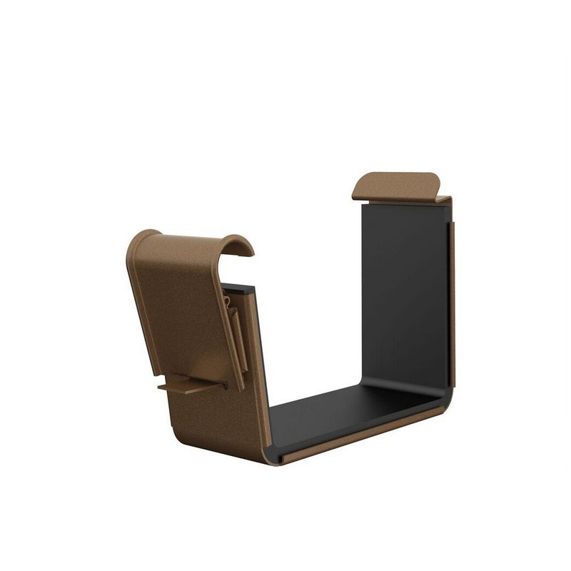 Lindab Rectangular Gutter Joint 140mm Painted Copper Metallic ...