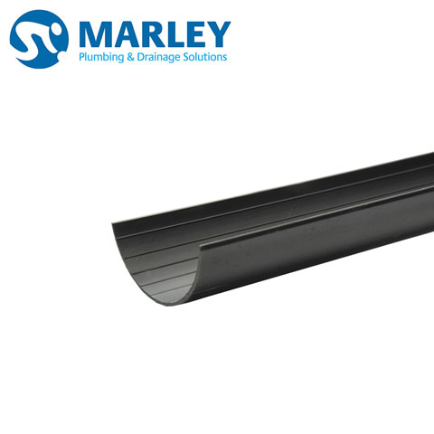 Marley 125mm Gutter - Foundry Finish 4m | Drainage Superstore®