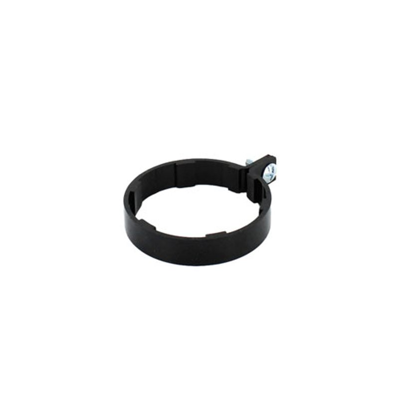 Marley 82mm Circular Pipe Clip with Nut and Bolt - Black | Drainage ...